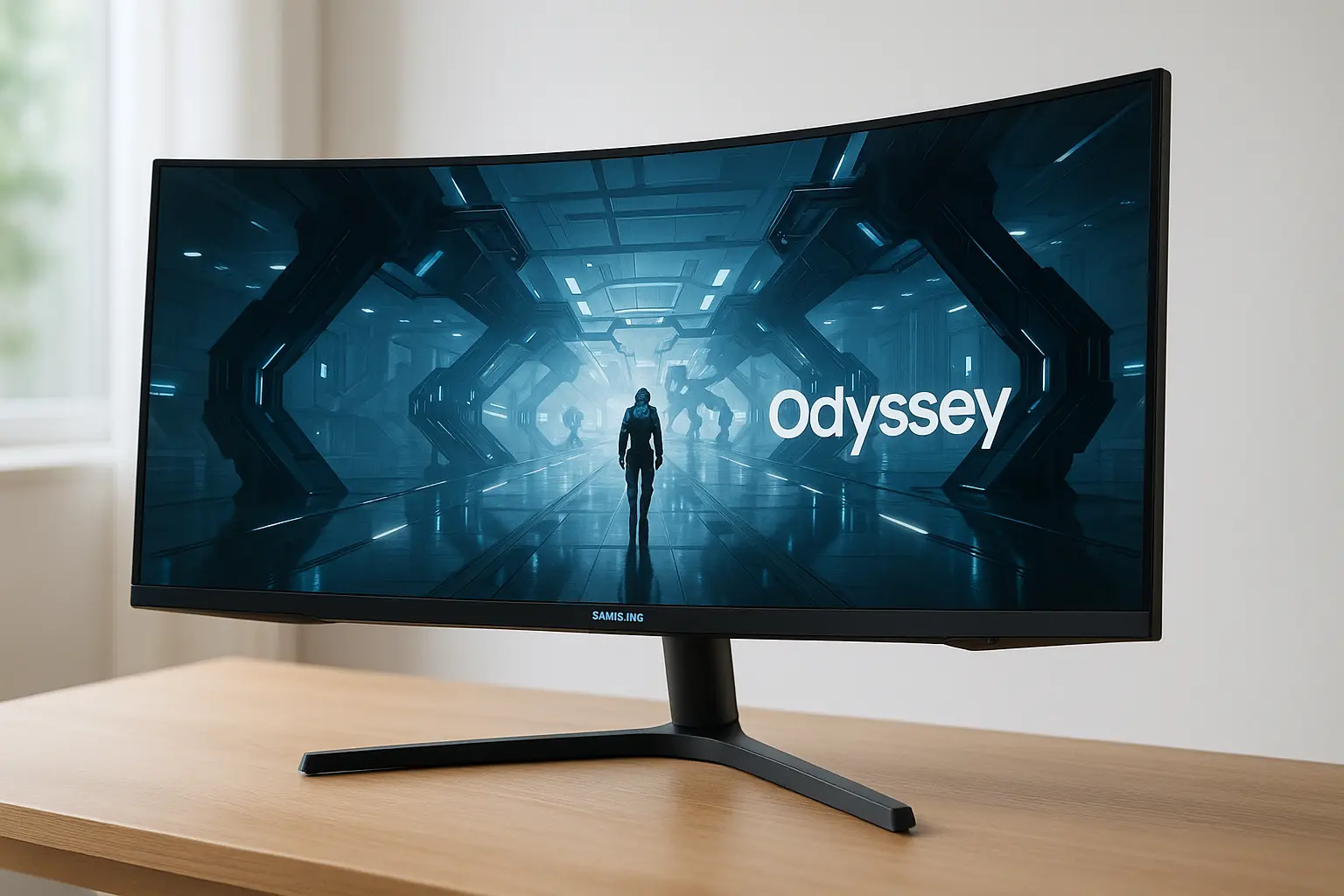 Samsung ‎C34G55TWWL Odyssey 34' - Monitor Gamer Curvo