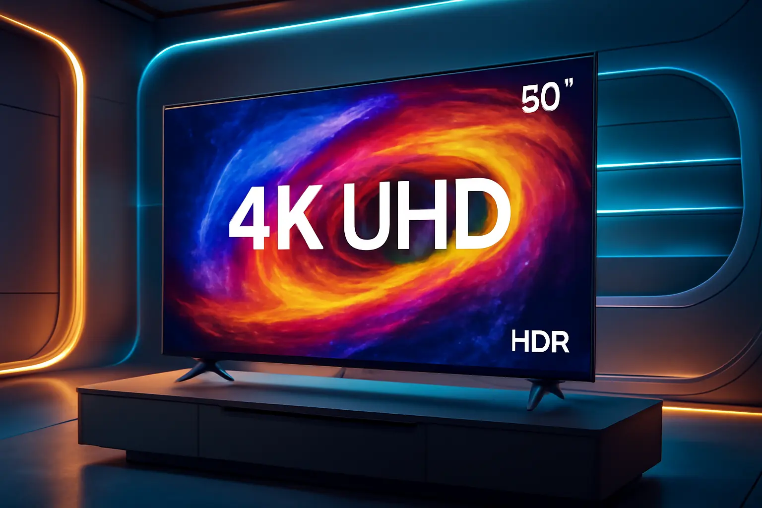 Smart TV LED 50" 4K UHD Semp RK8600 - Roku, Alexa, Wifi