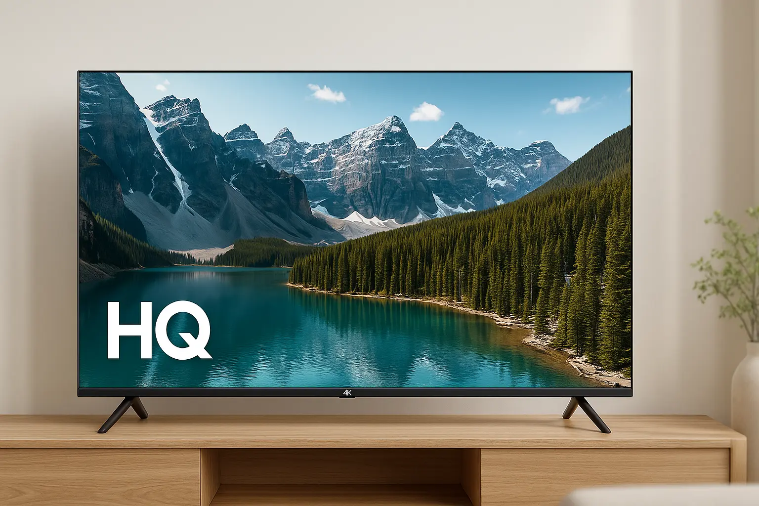 Smart TV HQ 50" UDE50HR315LN 4K Android Slim Tela Frameless