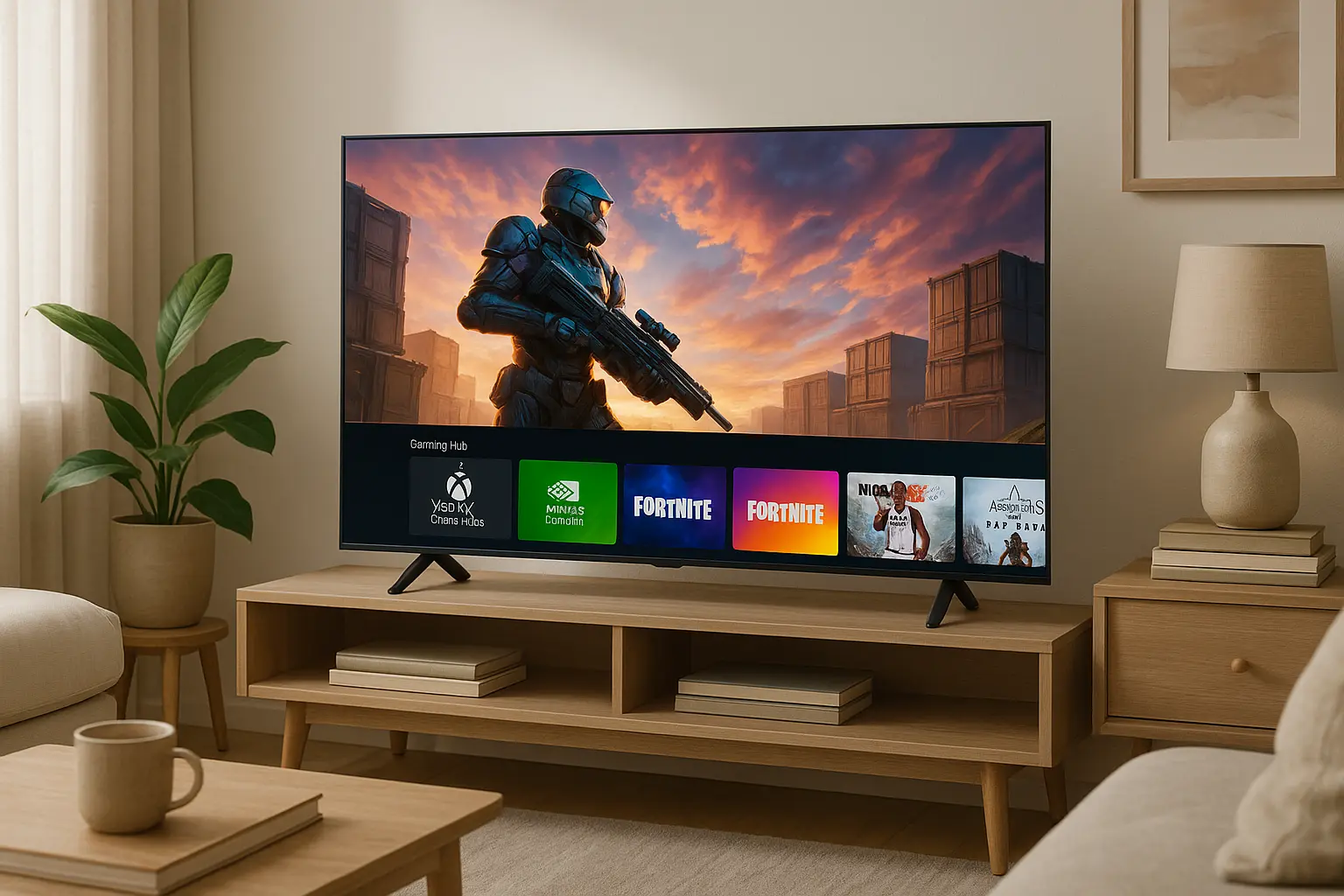 Samsung Smart TV 43" Crystal UHD 4K 43DU8000: Imagem Vibrante e Gaming Hub